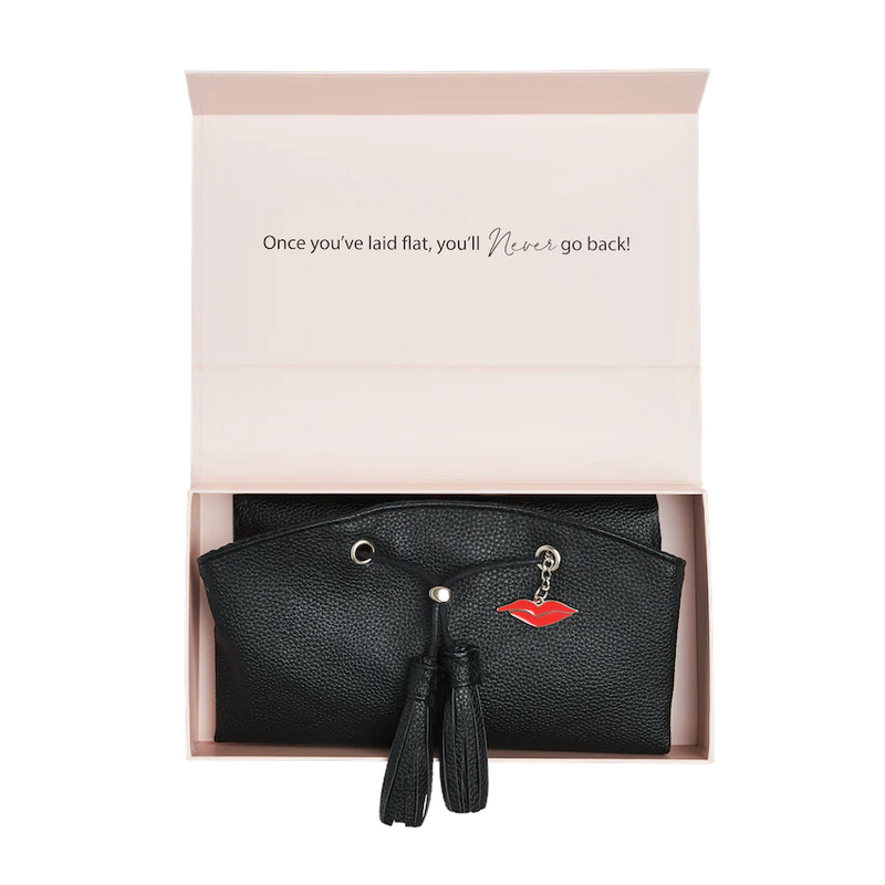 Donna May London Lay Flat Makeup Bag - Elegant Black – Lulu&M